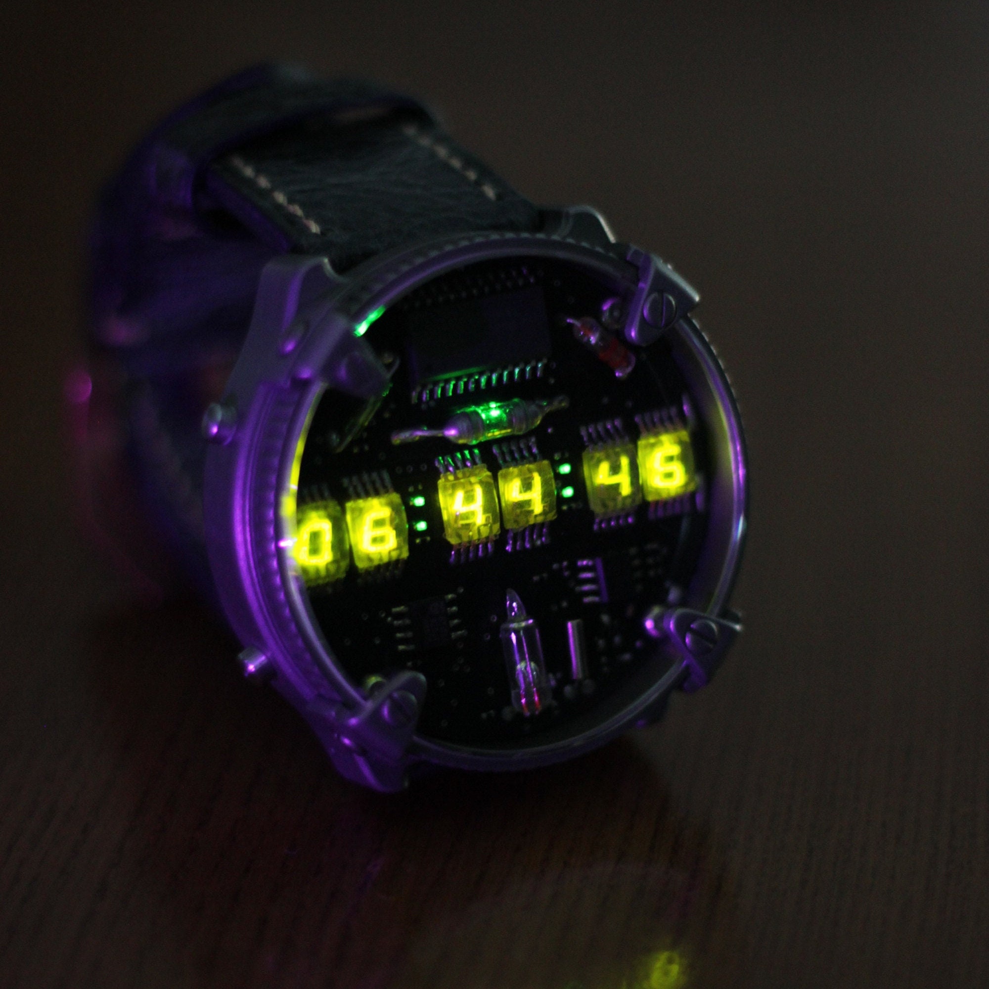 Nixie Watch Titanium Matrix Watch Self Made With - Etsy Australia