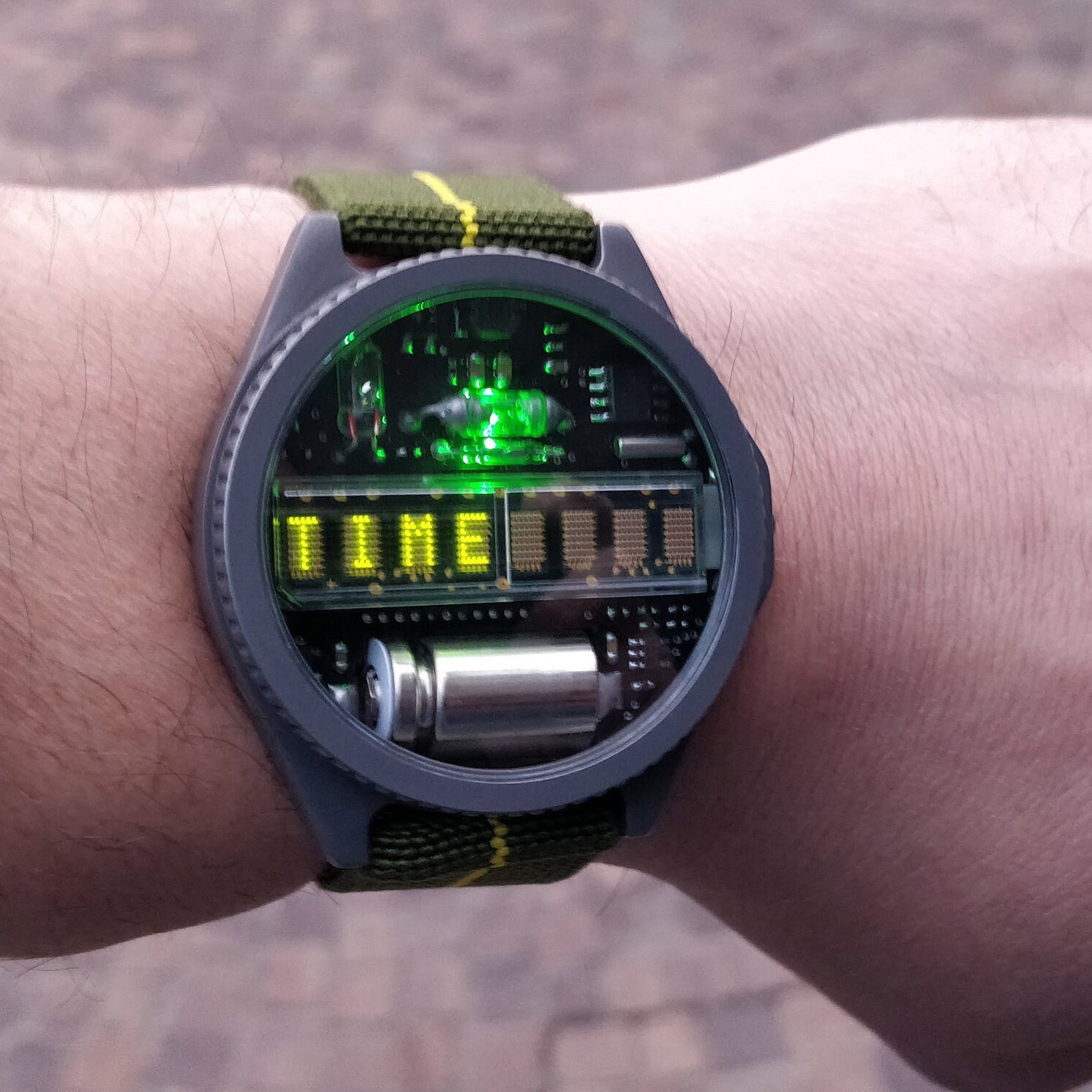 Nixie Watch Titanium Watch Self Made With Accelerometer - Etsy