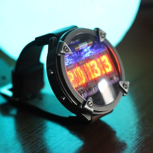 Nixie Watch, Titanium Handmade, Made in Italy - Etsy