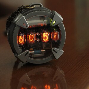 Nixie Pocket Watch, Handmade Titanium With γ, β and X-ray Radiation ...