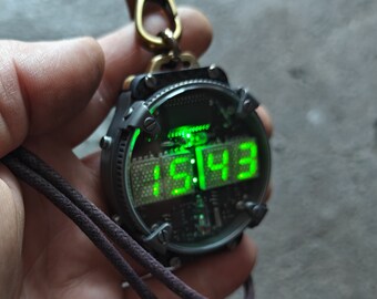 Nixie Watch Titanium Watch Self Made With Accelerometer - Etsy