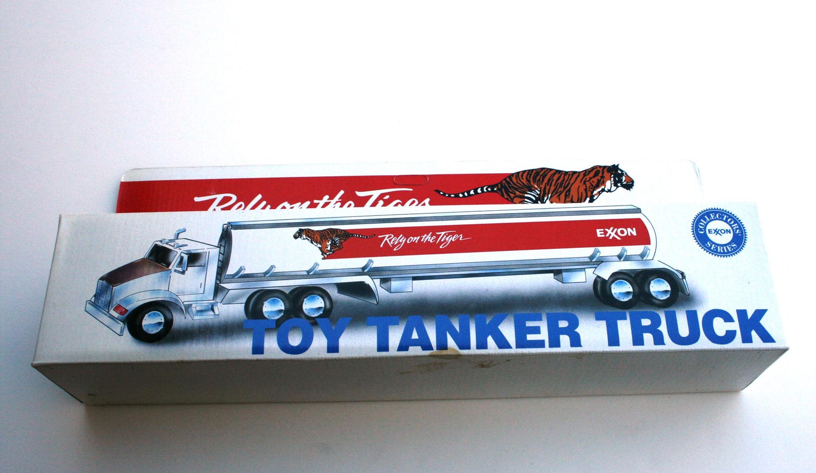 Vintage Circa 1993 EXXON Tanker Truck Toy "rely on the Tiger" Limited ...