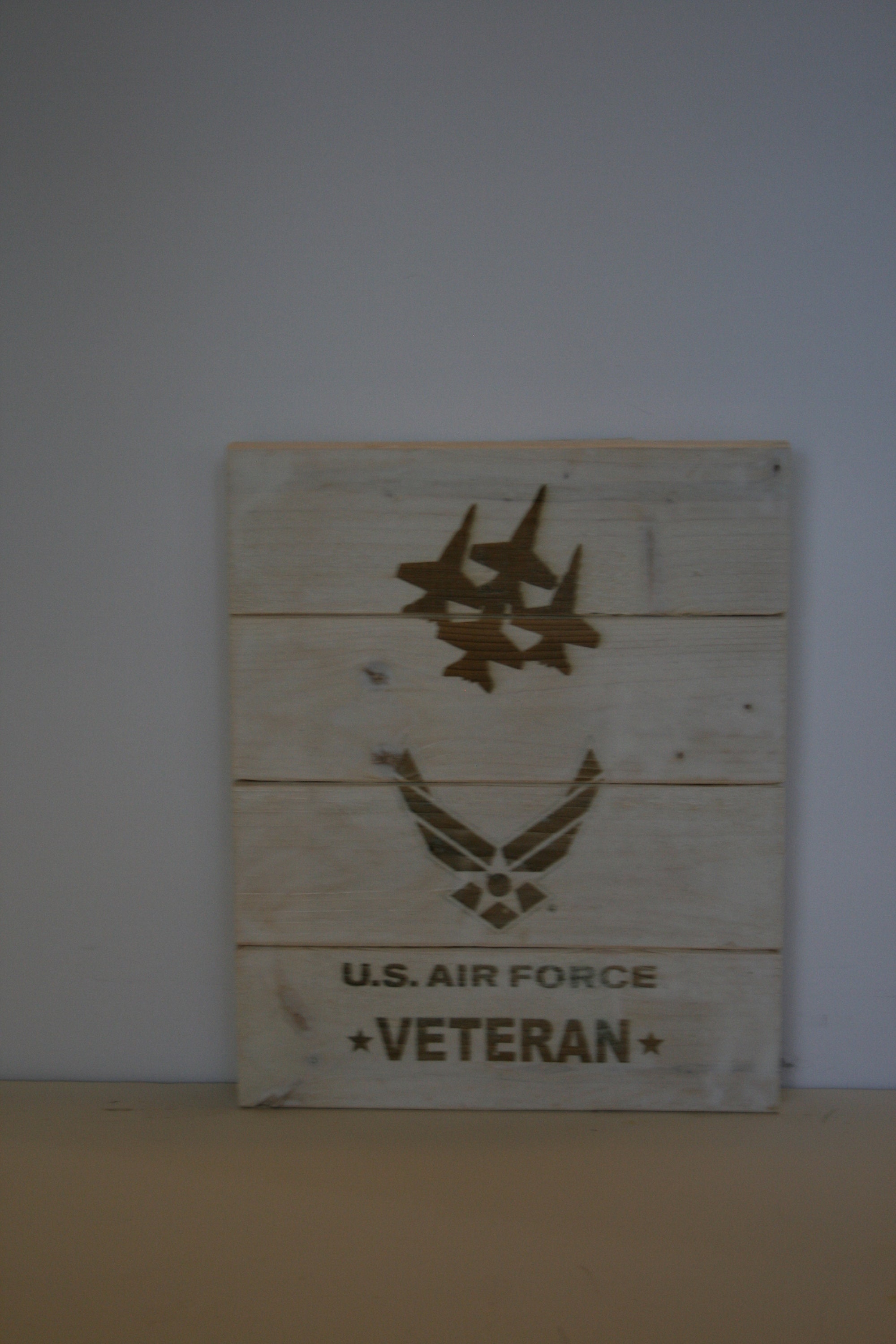 Rustic Wood Sign - Patriotic Military Man Cave US Airforce Retired ...