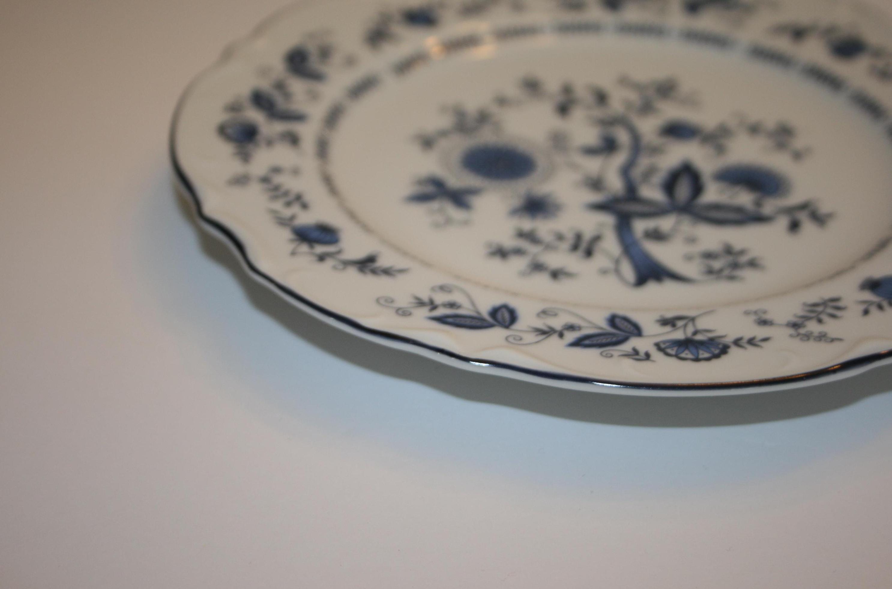 Vintage Sone China of Japan "blue Onion" 8" Salad Plate Pattern # 3318 ...