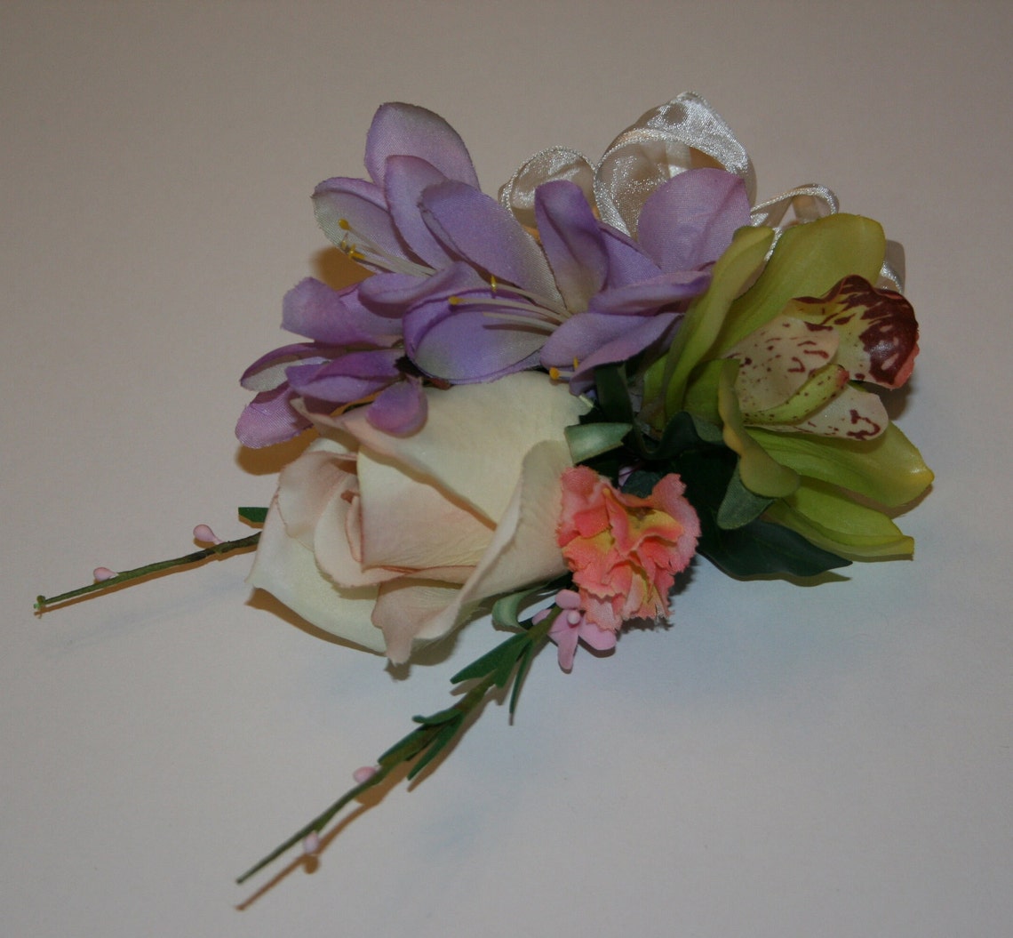 Silk Rose Pin-on Style Spring Wedding, Easter, or Special Occasion ...