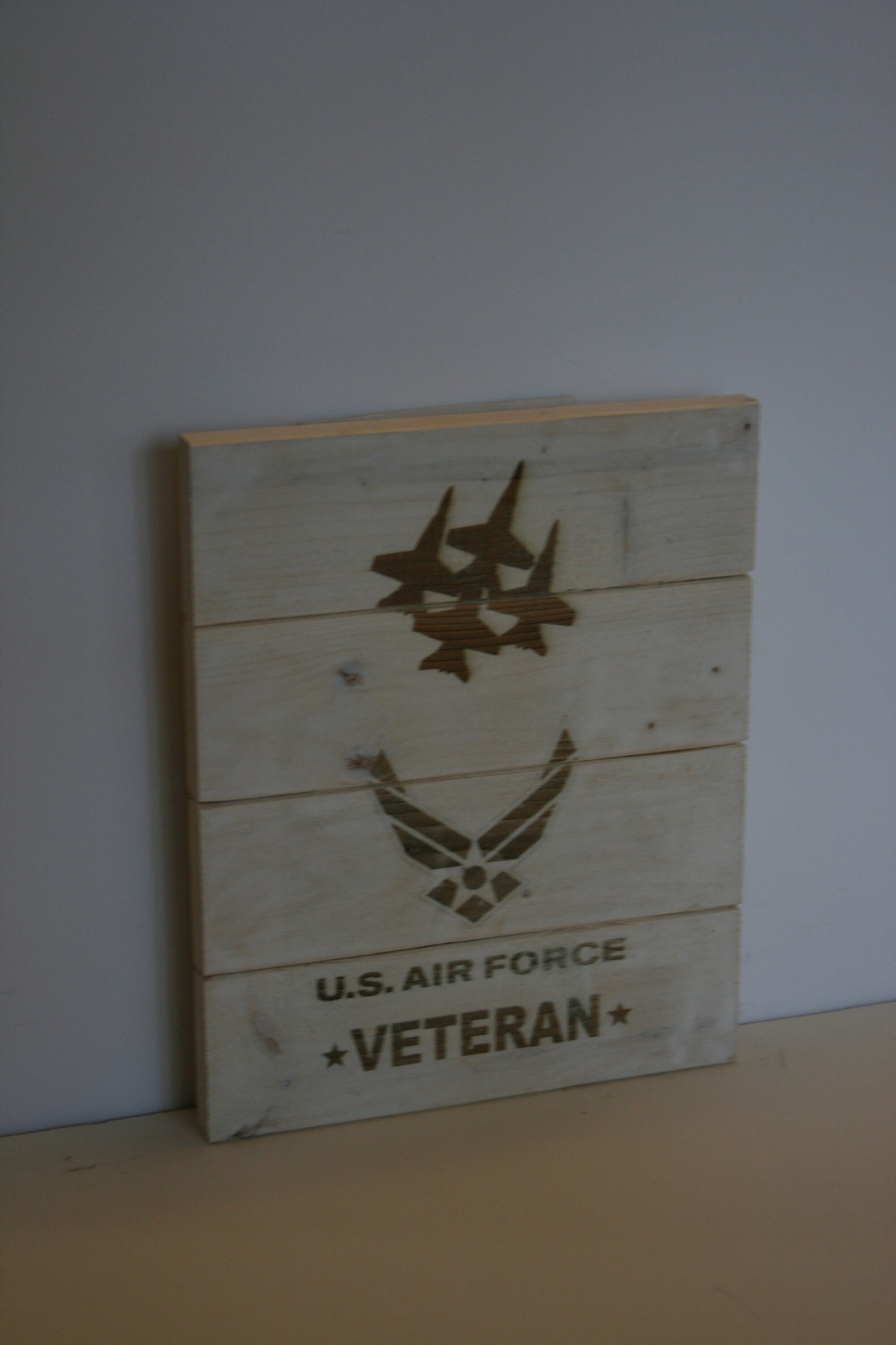 Rustic Wood Sign - Patriotic Military Man Cave US Airforce Retired ...