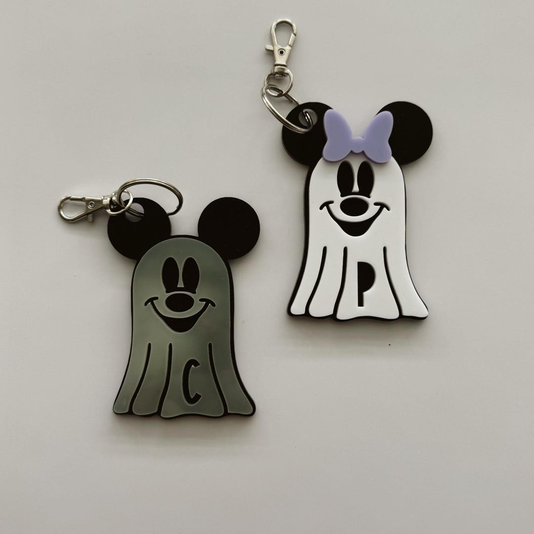 Mouse Ghost Inspired Keychains | Halloween Keychains - Etsy