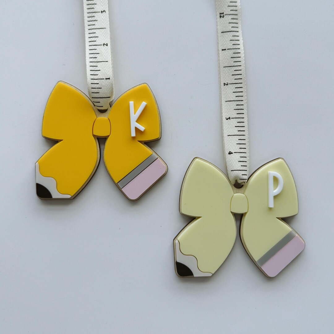Pencil Bow Tag | Teacher Gift Tag | Teacher Appreciation | Gift Tag - Etsy