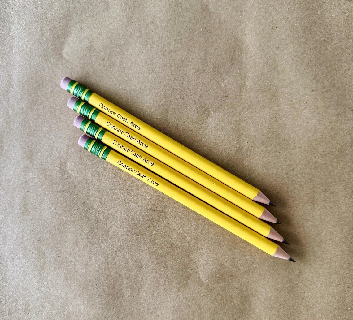 Personalized Pencils | My First Pencil Name Engraved | Engraved Pencil ...
