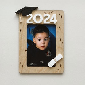 Graduation Magnet Photo Frame | Graduation | Grad Gift | Class of 2024 ...