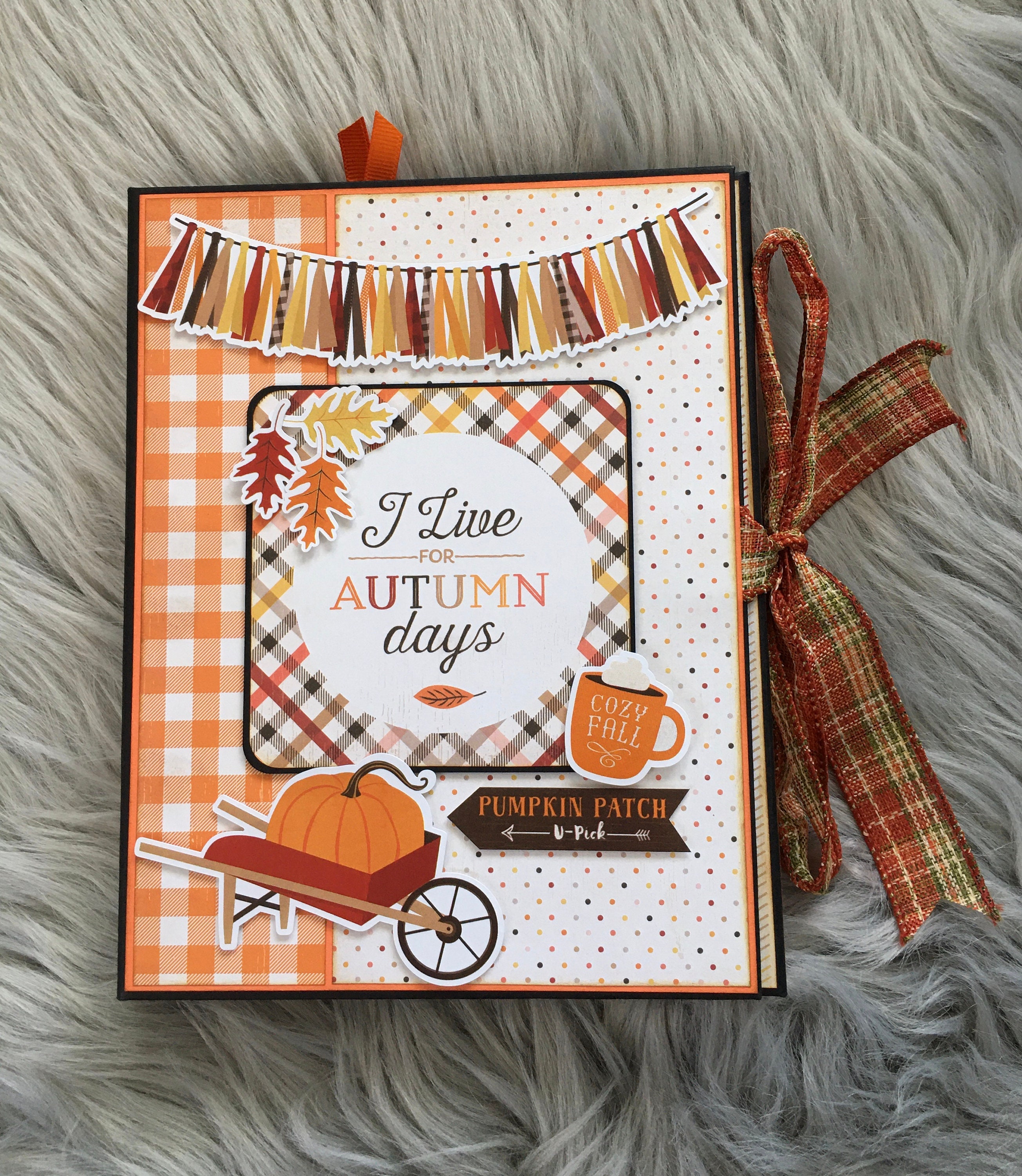 Autumn Album, Fall Album, Mini Album, Folio Album, Scrapbook Album ...