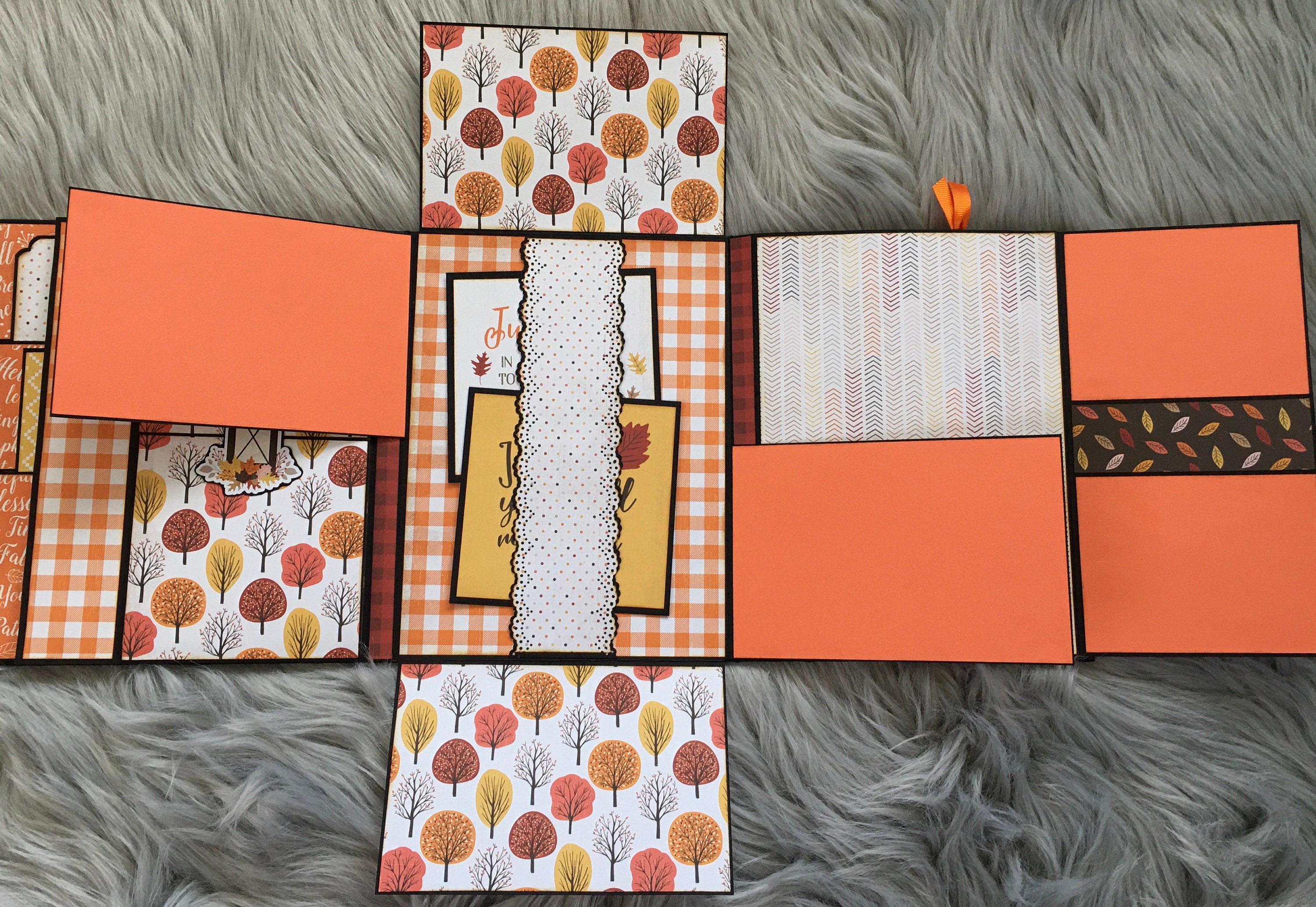 Autumn Album, Fall Album, Mini Album, Folio Album, Scrapbook Album ...