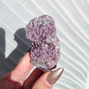 Lepidolite Specimen on Acrylic Base - Etsy