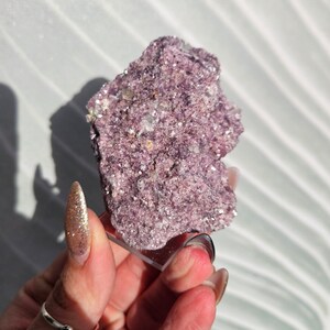 Lepidolite Specimen on Acrylic Base - Etsy