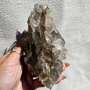 Self-healed Smoky Quartz Cluster - Etsy