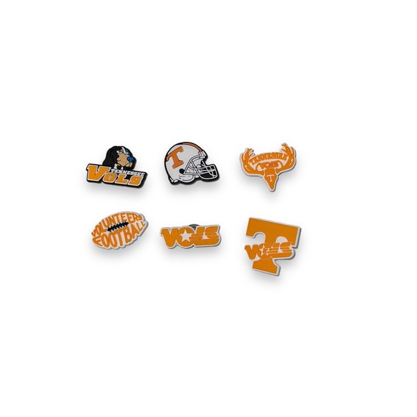 Croc Charms Tennessee Vols - Etsy