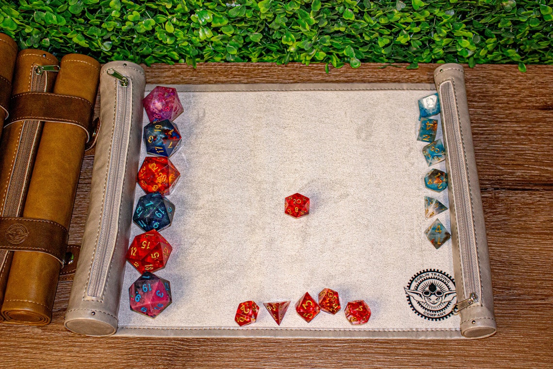 Personalized Chonky Dice Scroll Dice Case Roll Mat D&D | Etsy