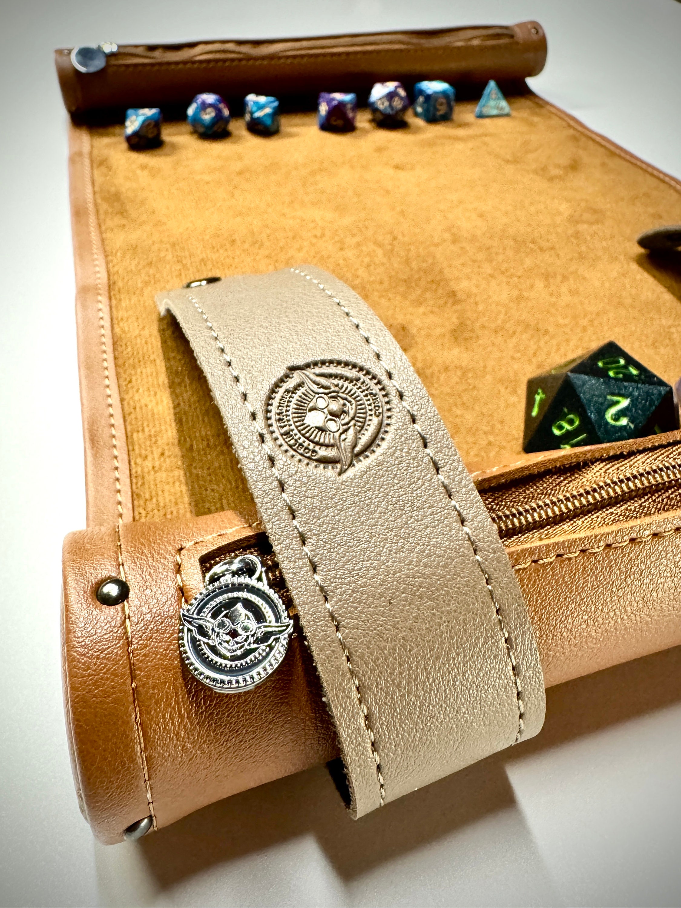 Personalized DND Dice Scroll, Dice Case, Roll Mat, D&D, TTRPG, Dungeons ...