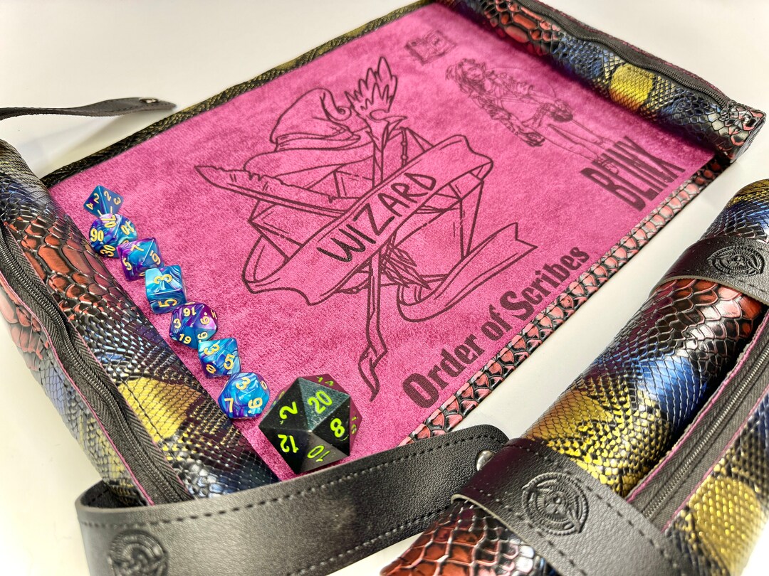Personalized Chonky Dice Scroll, Dice Case, Roll Mat, D&D, TTRPG ...