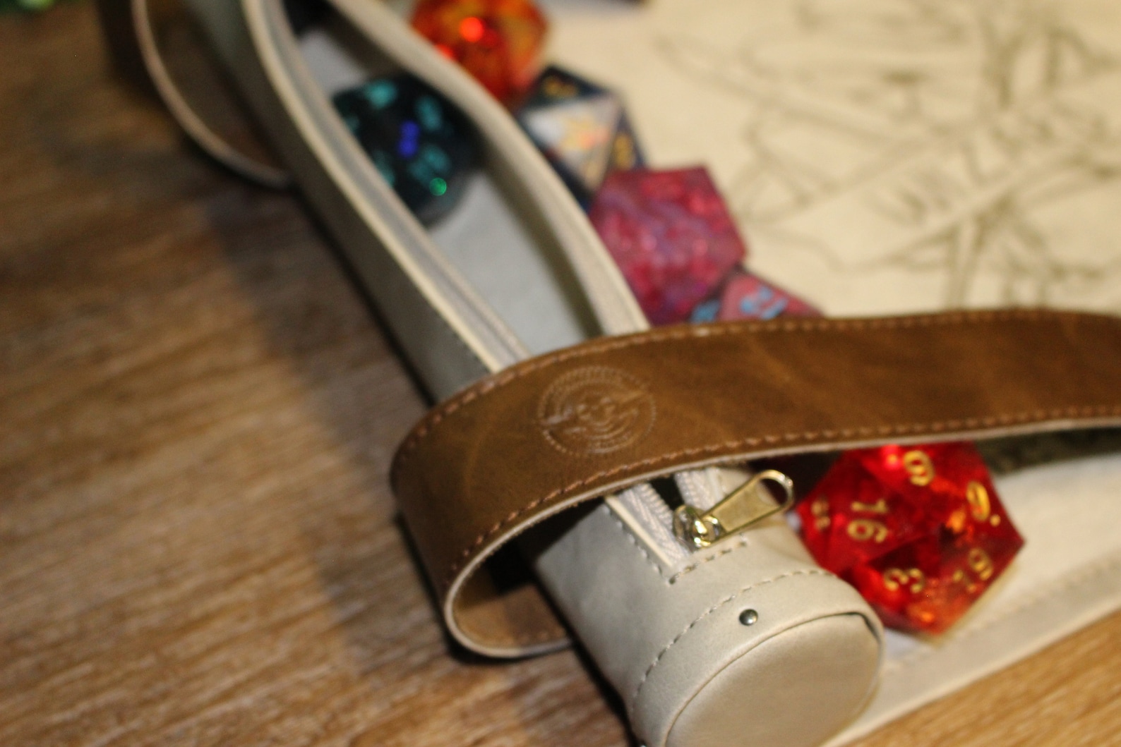 Personalized Chonky Dice Scroll Dice Case Roll Mat D&D | Etsy