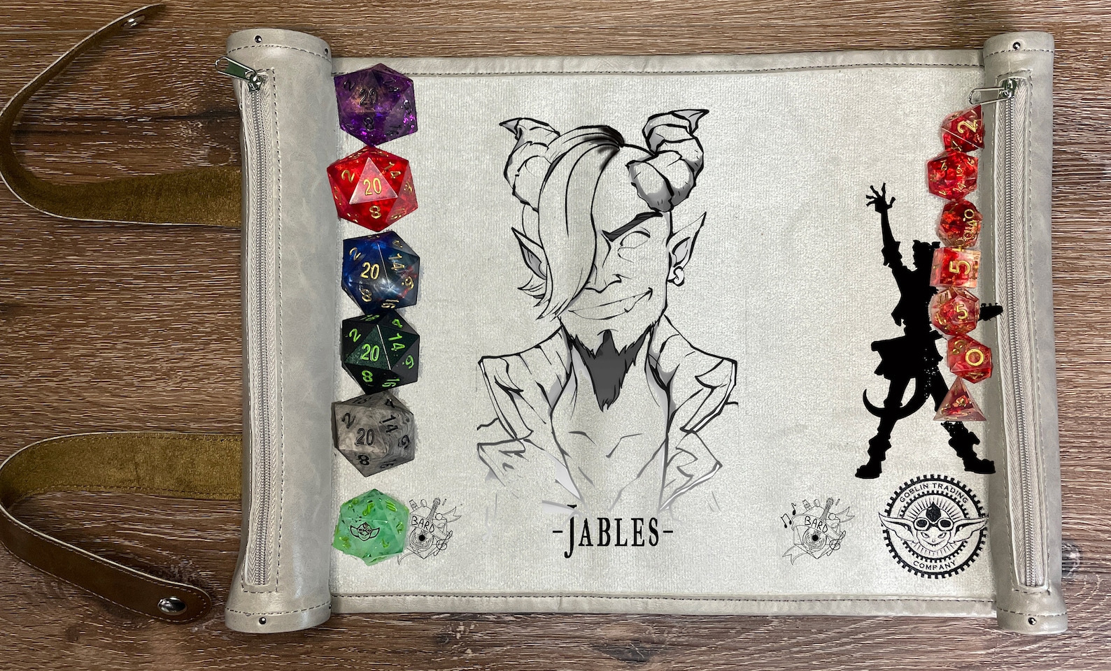Personalized Chonky Dice Scroll Dice Case Roll Mat D&D - Etsy