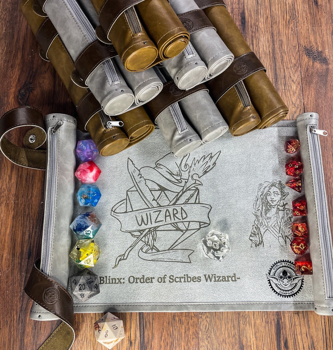 Personalized Chonky Dice Scroll Dice Case Roll Mat D&D - Etsy