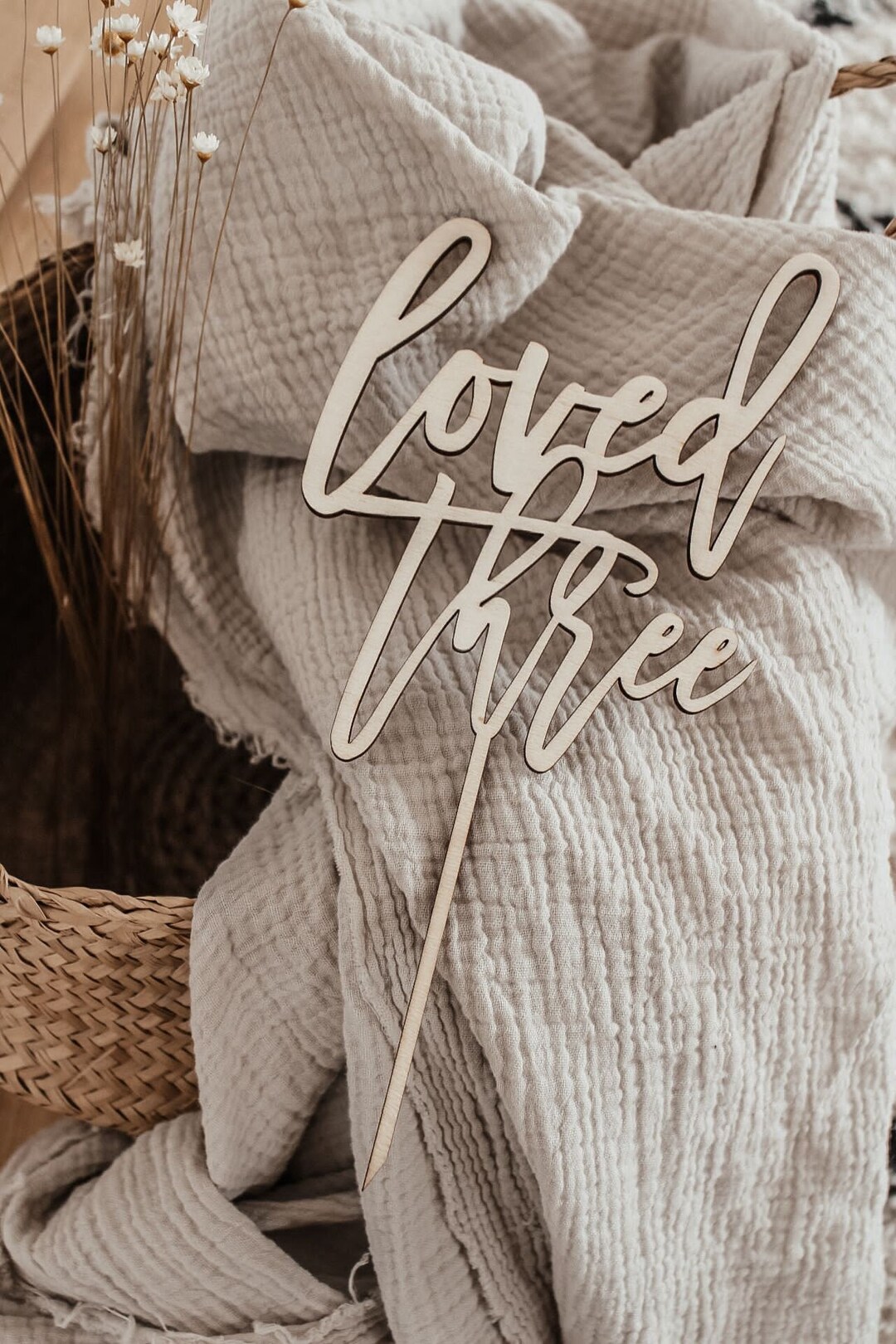 Cake Topper Cake Topper Wooden Plug Cake Plug Cake Decoration Wood ...