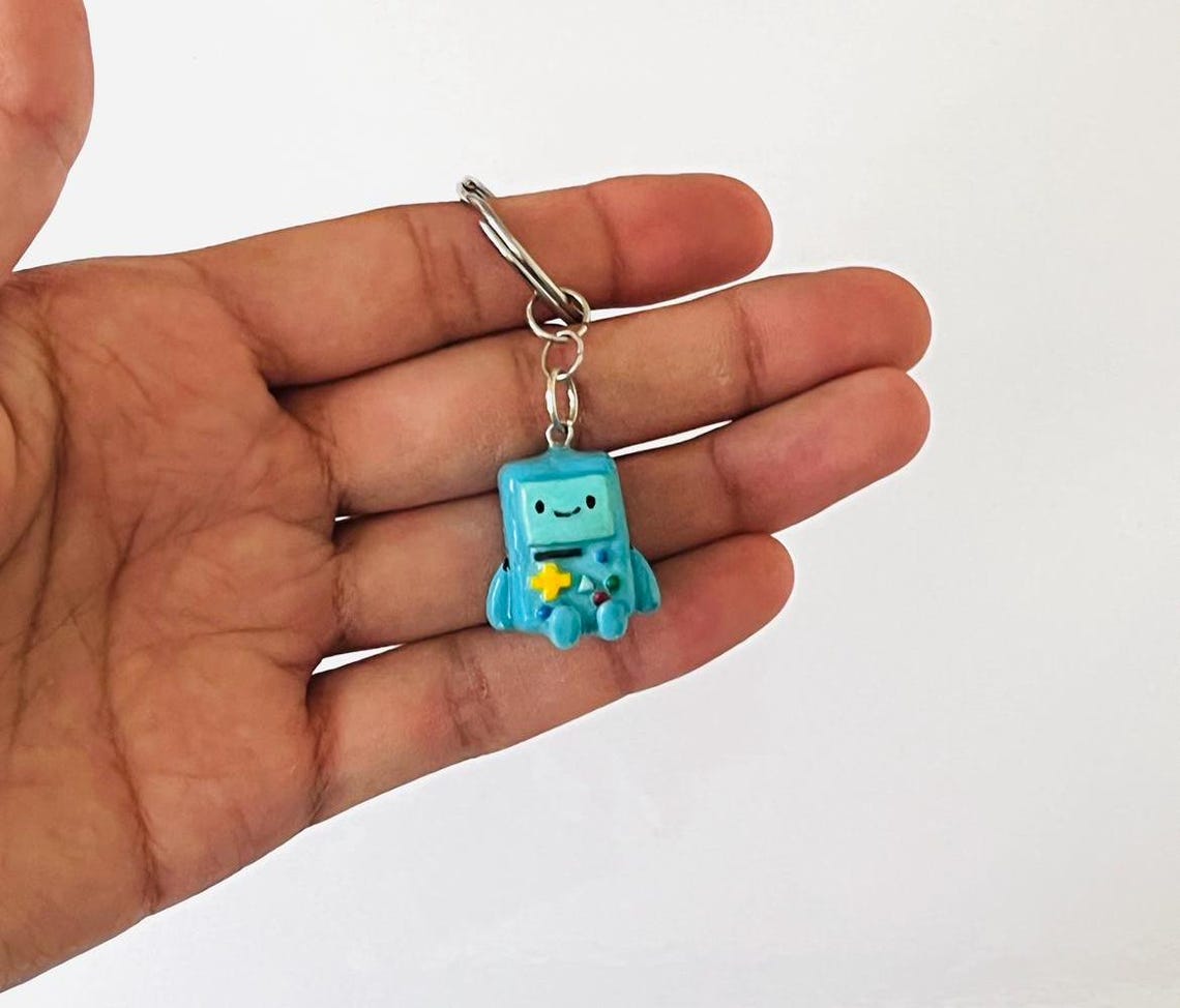 Adventure Time BMO Keychain - Etsy