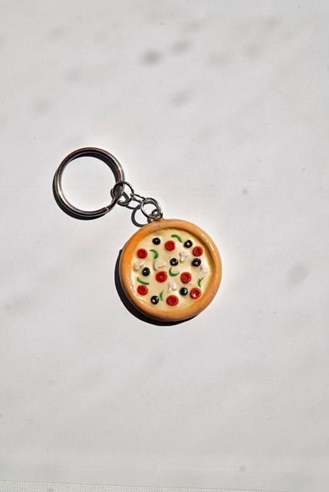 Pizza Keychain - Etsy