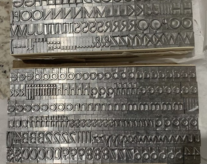 Vogue 36 Point Newly Cast Type for Letterpress Printing - Etsy