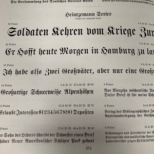 Heintzemann 18pt New Font for Letterpress Printing - Etsy