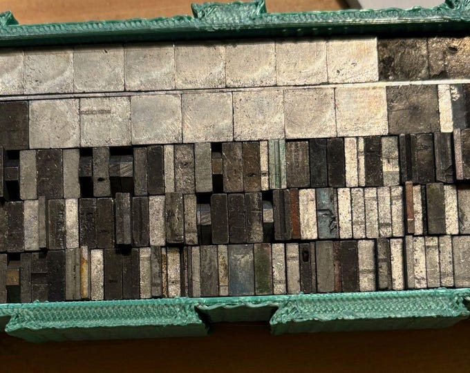 30 Point Quad and Space Kit for Letterpress Composition and Typesetting ...