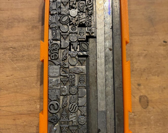 Foundry Dingbat Collection J in a 6x3 Box. Ships Postpaid. - Etsy