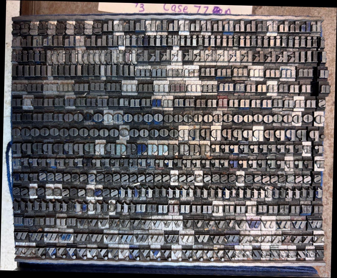 Ultra Bodoni 18 Point Font for Letterpress Printing. - Etsy
