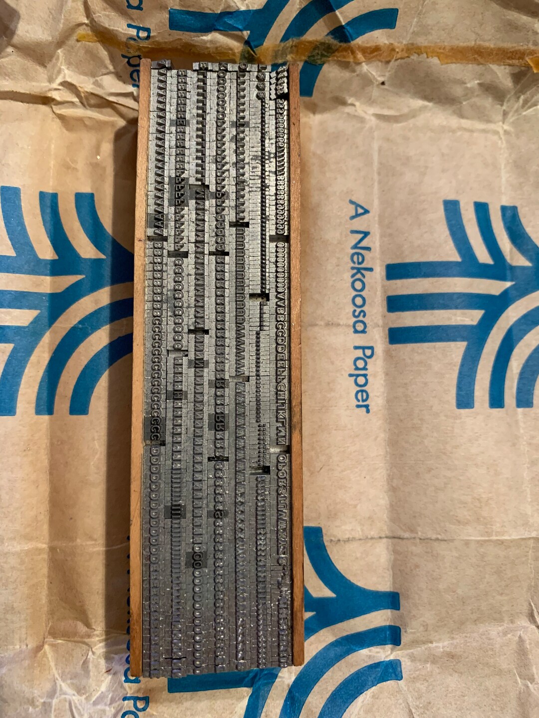 Monotype Font of Copperplate Gothic 6pt on a 12 Pt Body - Etsy