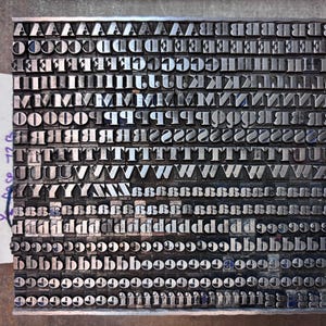 Ultra Bodoni 18 Point Font for Letterpress Printing. - Etsy