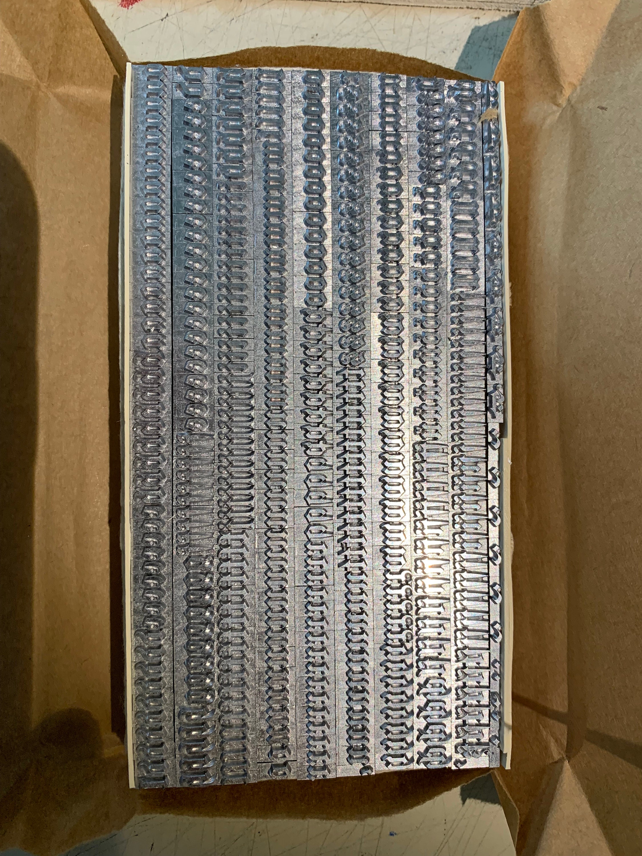 Heintzemann 24 Point Complete Font for Letterpress Printing - Etsy