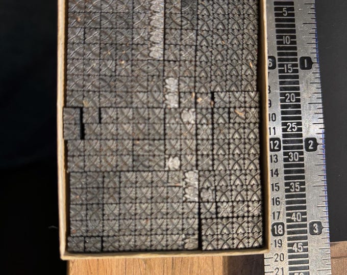 Collection O. Small Box of Metal Type Letterpress Ornaments. - Etsy