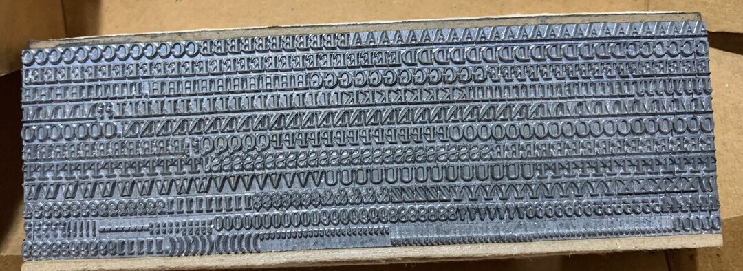 Scotch Roman 10 Point in Monotype for Letterpress Printing - Etsy