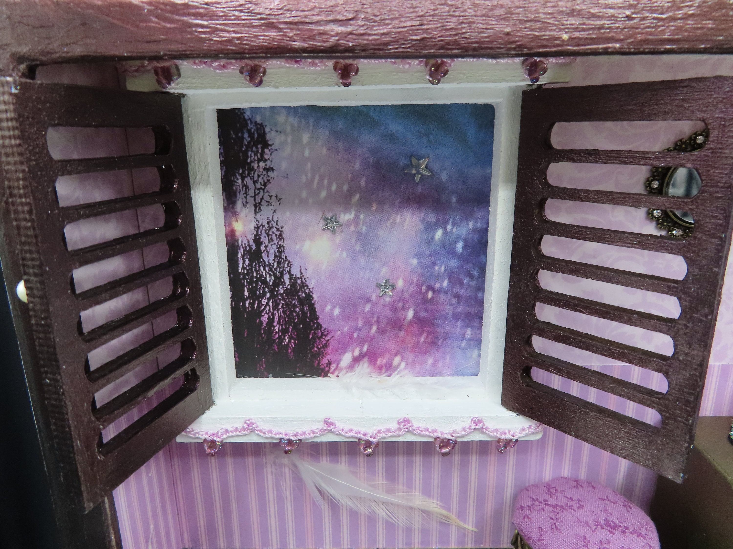 LEAVE the WINDOW Open, One of a Kind, Mixed Media, Assemblage Art ...