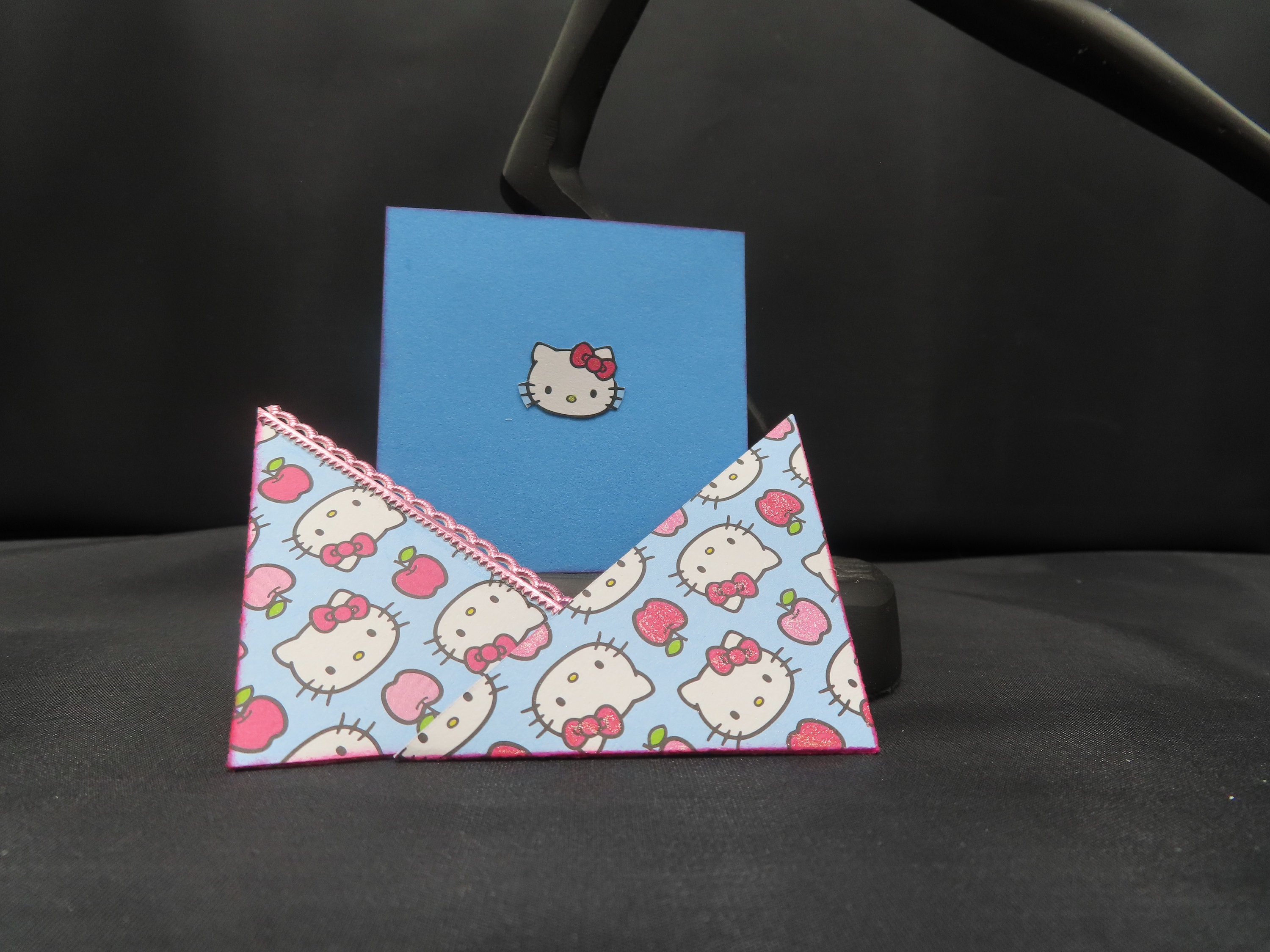 HELLO KITTY Corner BOOKMARK Unique Bookmark, 3 in One, Mixed Media, Tag ...