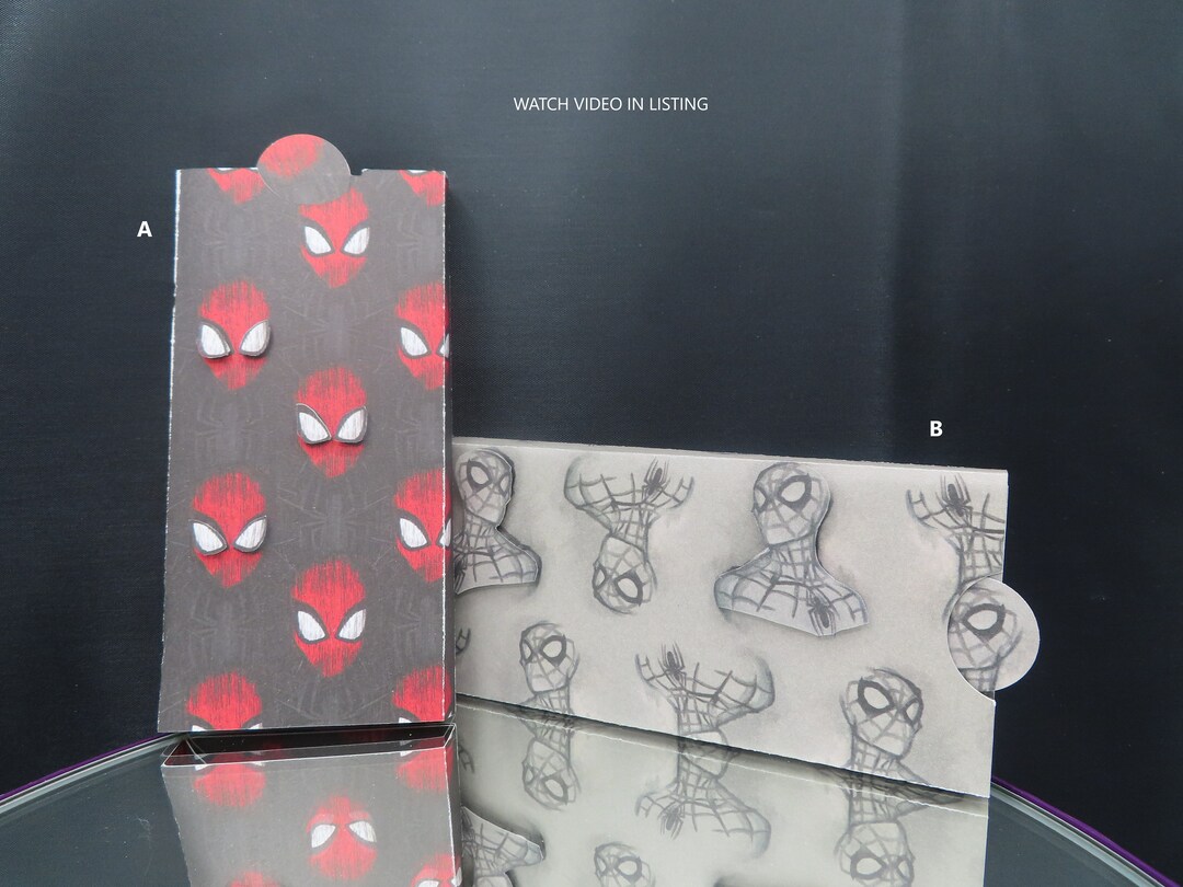 SPIDER-MAN GIFT Card Slider Holder, Pick One!, Abstract, Gift Card ...