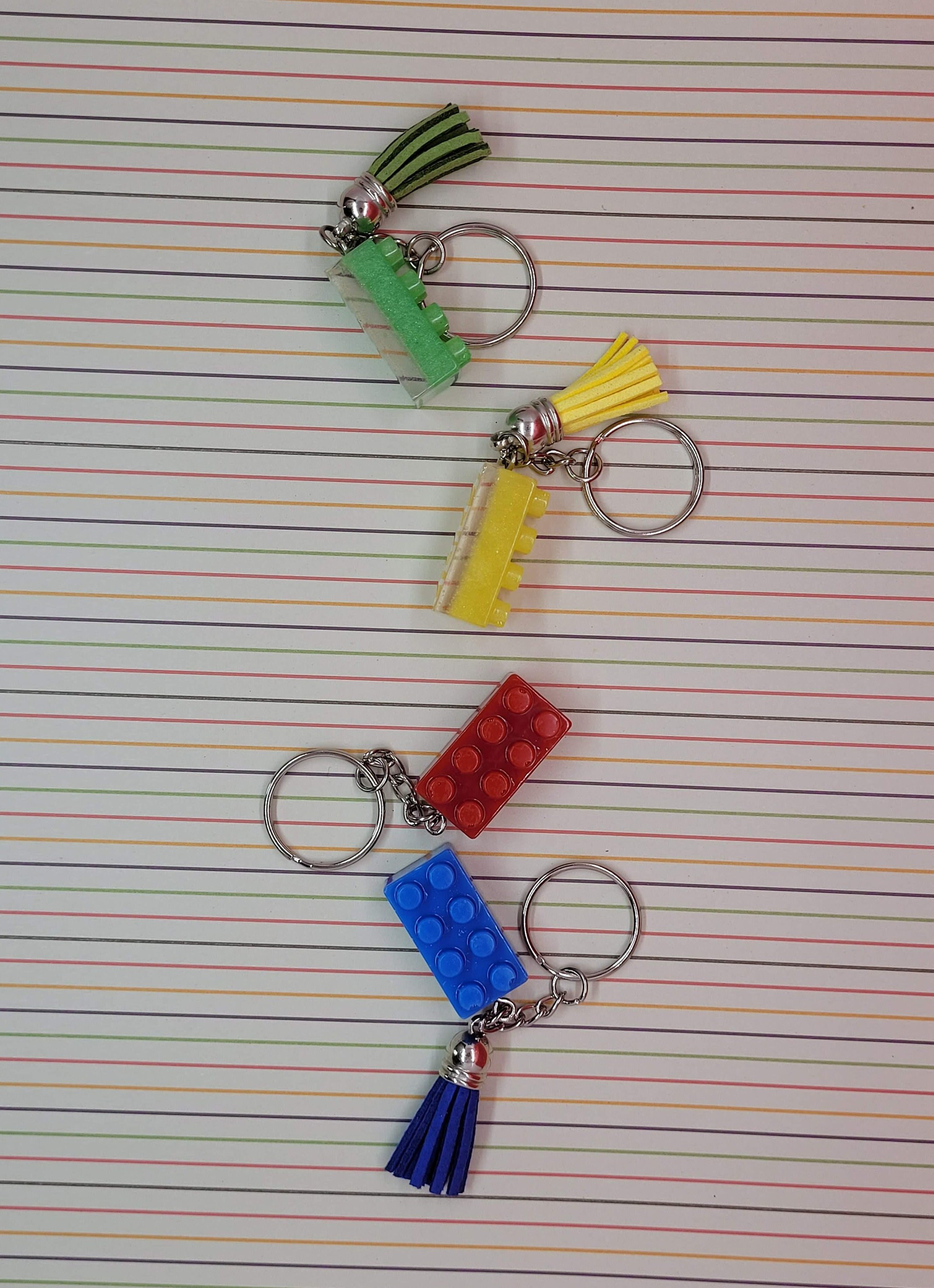 Customizable Lego Keychain, Personalized Name, Resin Keychain - Etsy