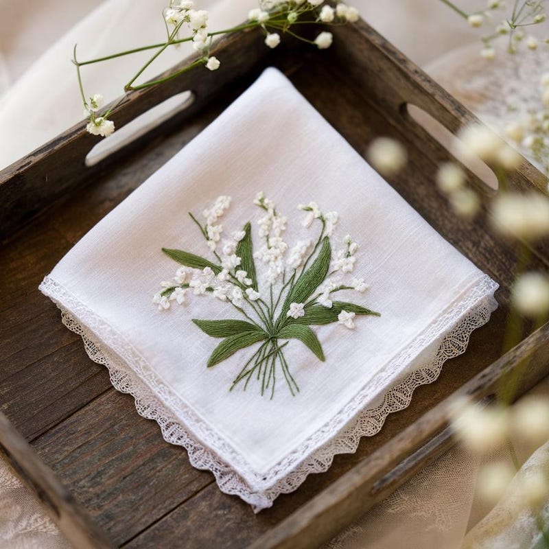 Flower Handkerchief - Etsy