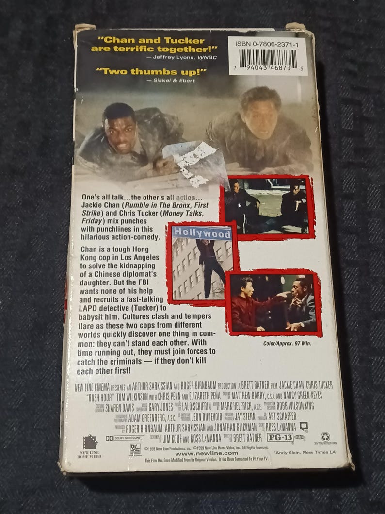 Rush Hour (VHS Movie) - Etsy
