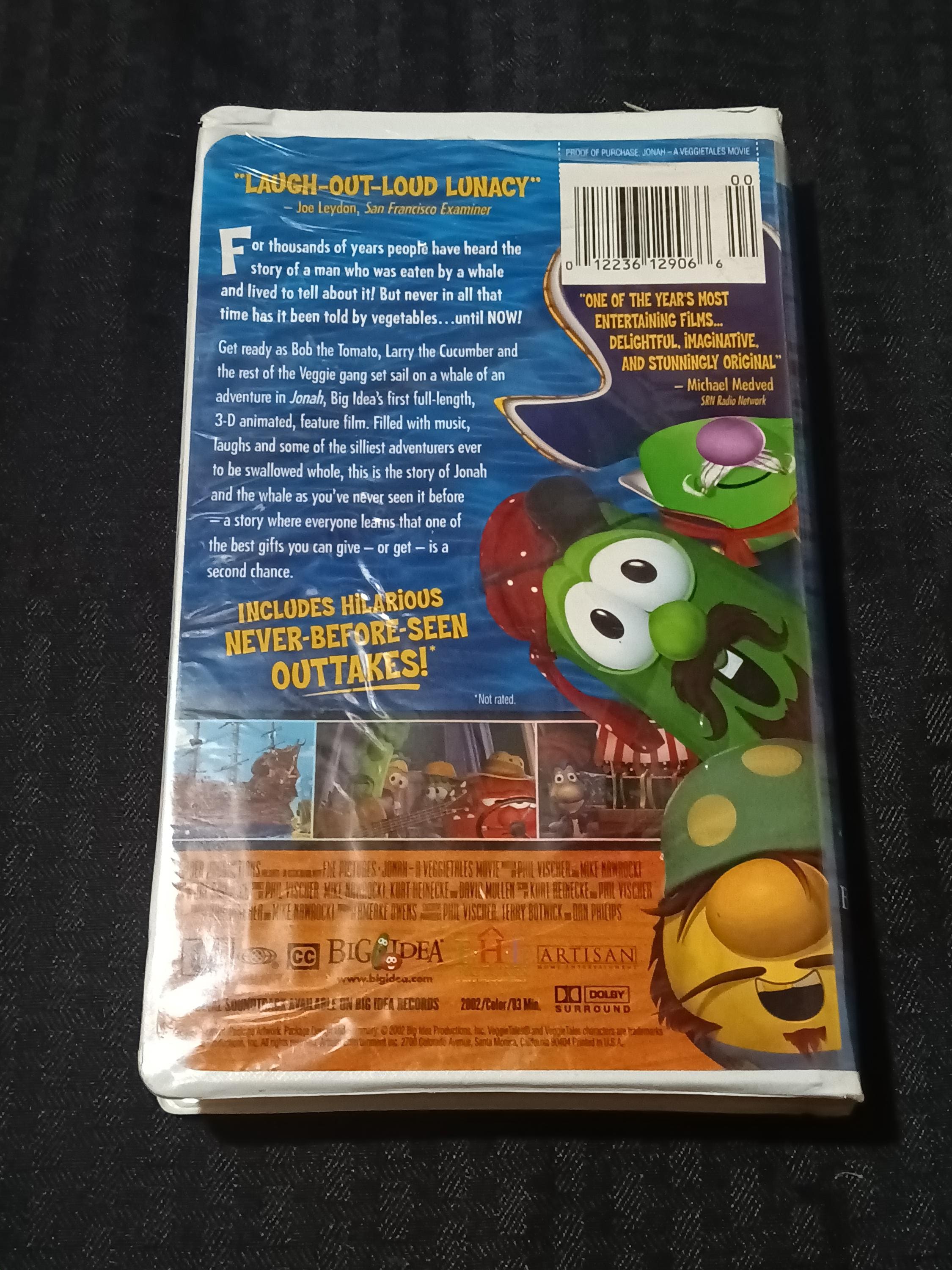 Jonah: A Veggie Tales Movie (VHS Format) - Etsy