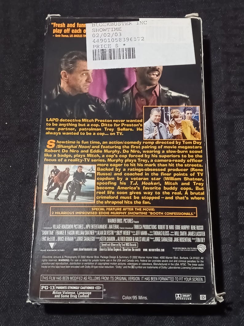 Showtime (VHS Movie) - Etsy