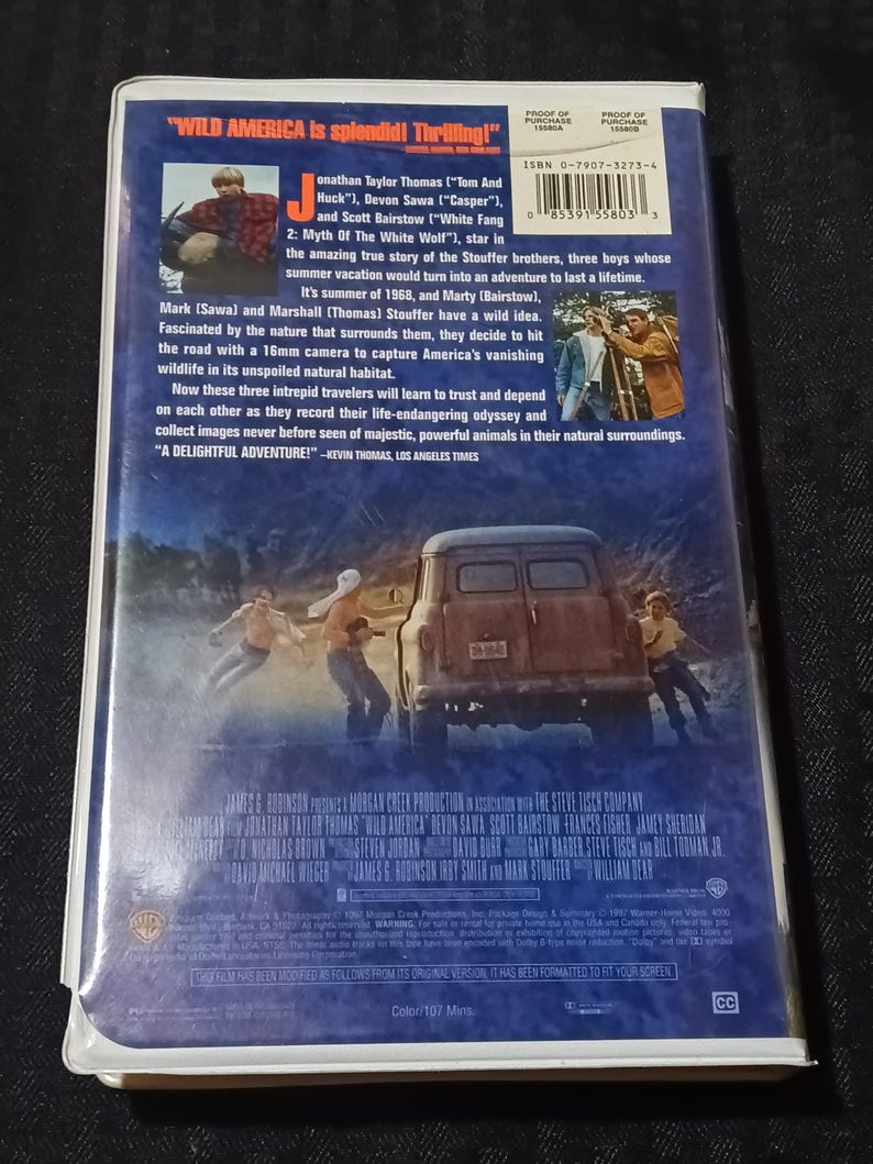 Wild America (VHS Format) - Etsy