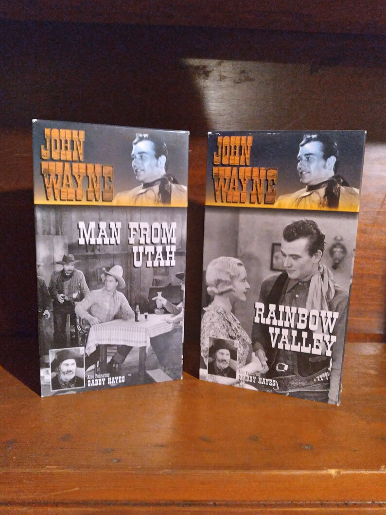The John Wayne VHS Collection. Classic Films You Will Love to Watch. - Etsy
