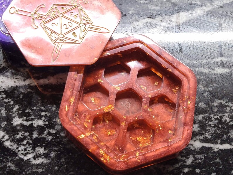 Hexagonal Dice Box - Etsy